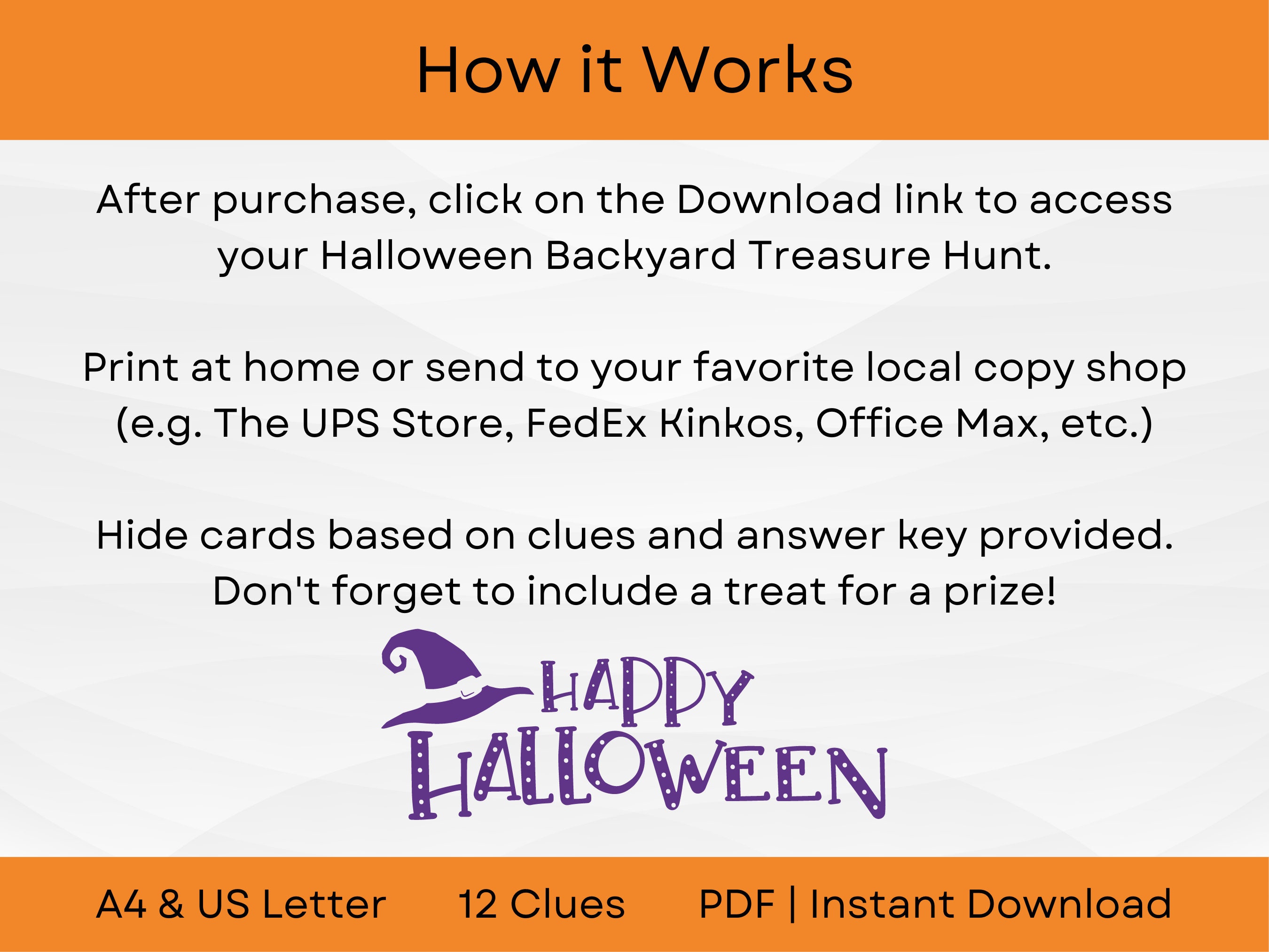 Halloween Indoor Scavenger Hunt | Cute Halloween Activities for Kids ...
