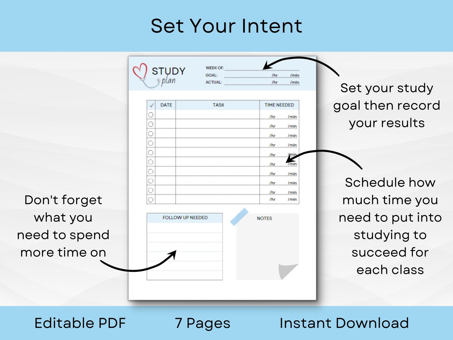 Editable NCLEX RN Prep Checklist With Study Plan Template | PDF Instant ...