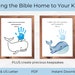 Jonah and the Whale Craft Bible Handprint Art and Coloring Page for ...