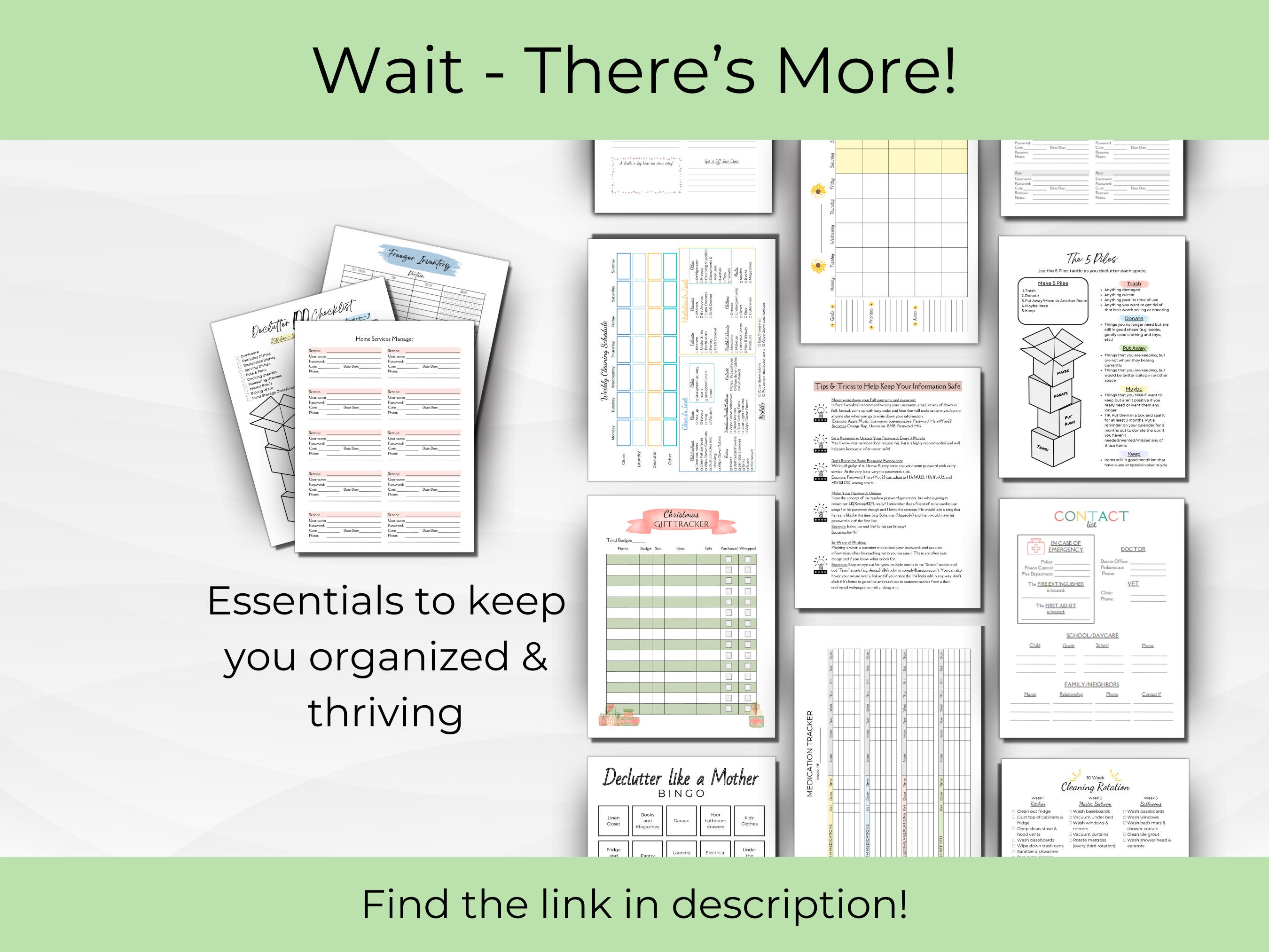 EDITABLE Cleaning Schedule With Checklist by Zone Essential Deep ...