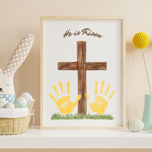 Printable Easter Handprint Craft for Holy Week | Resurrection Craft for ...