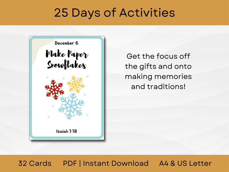 Christian Advent Cards for Kids | Family Advent Activities With ...
