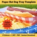 Printable Hot Dog Tray Template for the Fourth of July | DIY Hot Dog ...
