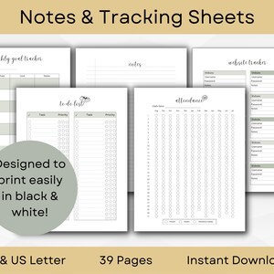Editable Homeschool Planner Bundle W/ Gradebook and Transcript ...