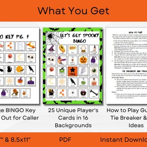 Halloween BINGO | Printable Halloween Party Game | Great for Any Age ...