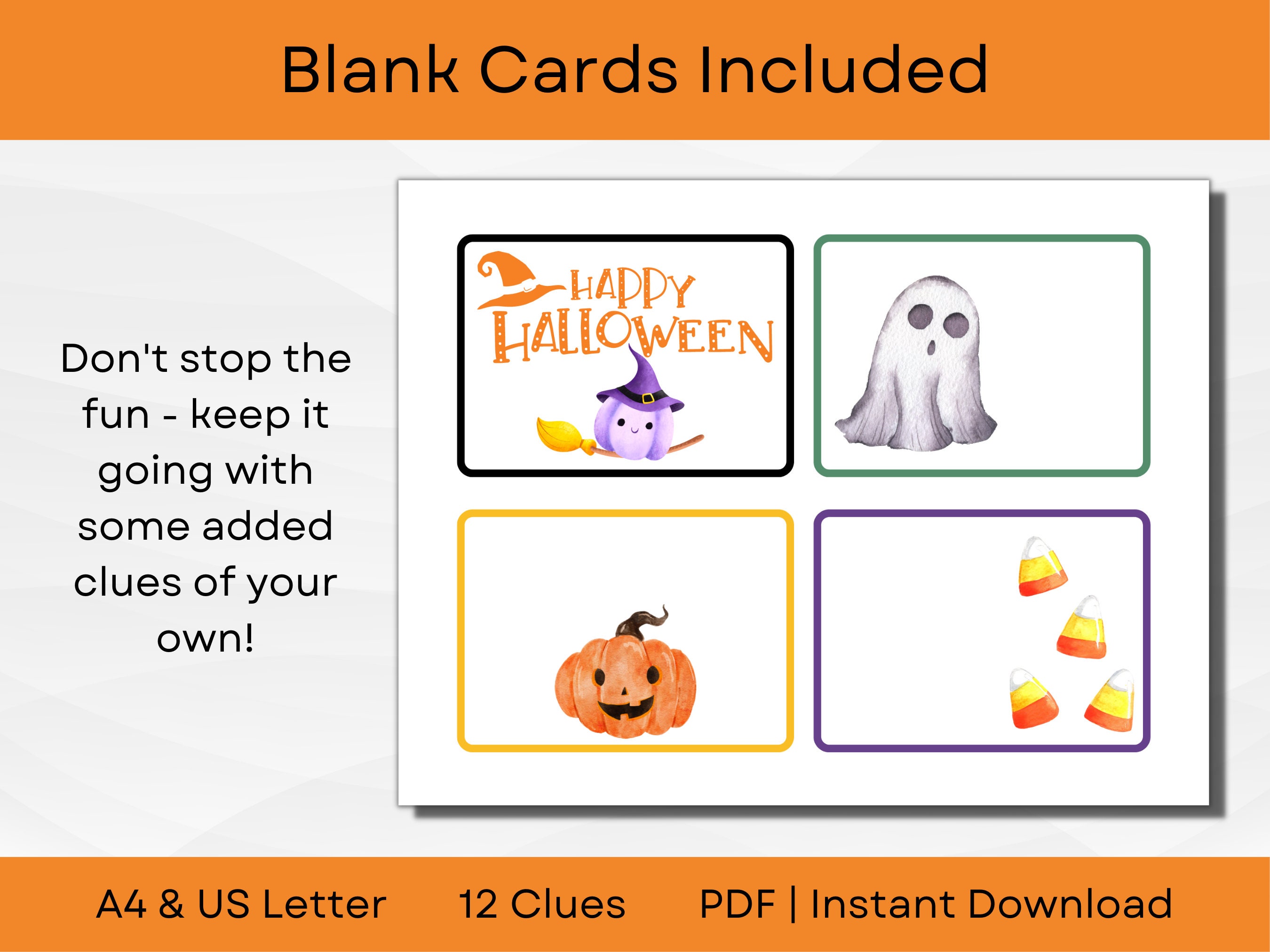 Halloween Indoor Scavenger Hunt | Cute Halloween Activities for Kids ...