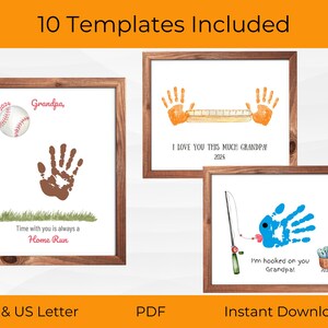 Handprint Art for Grandparents Day | Grandpa's Birthday and Father's ...