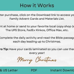 Christian Advent Cards With Scripture for Kids With Christmas Games and ...