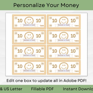 Printable Play Money for Kids | Reward Coupons | Learning Through ...