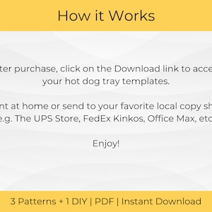 Printable Hot Dog Tray Template for the Fourth of July | DIY Hot Dog ...