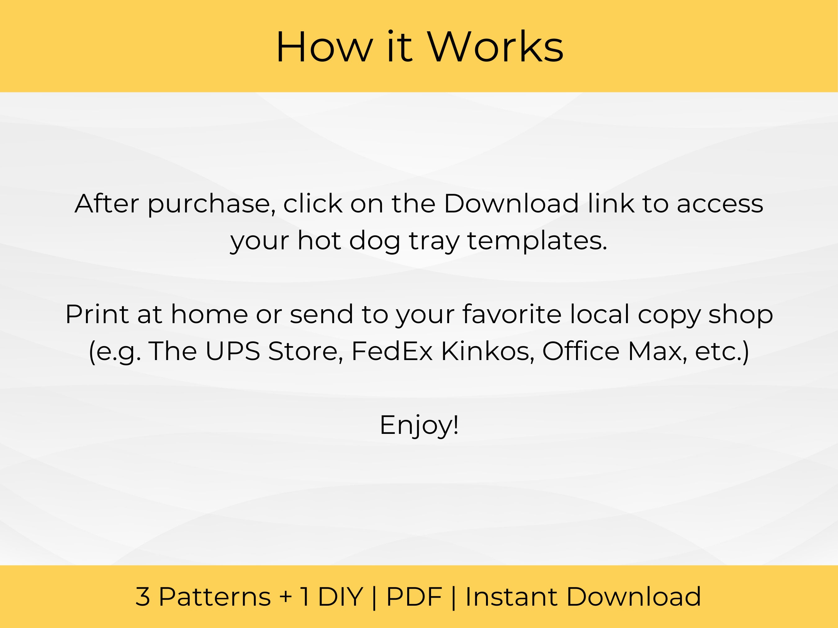 Printable Hot Dog Tray Template for the Fourth of July | DIY Hot Dog ...