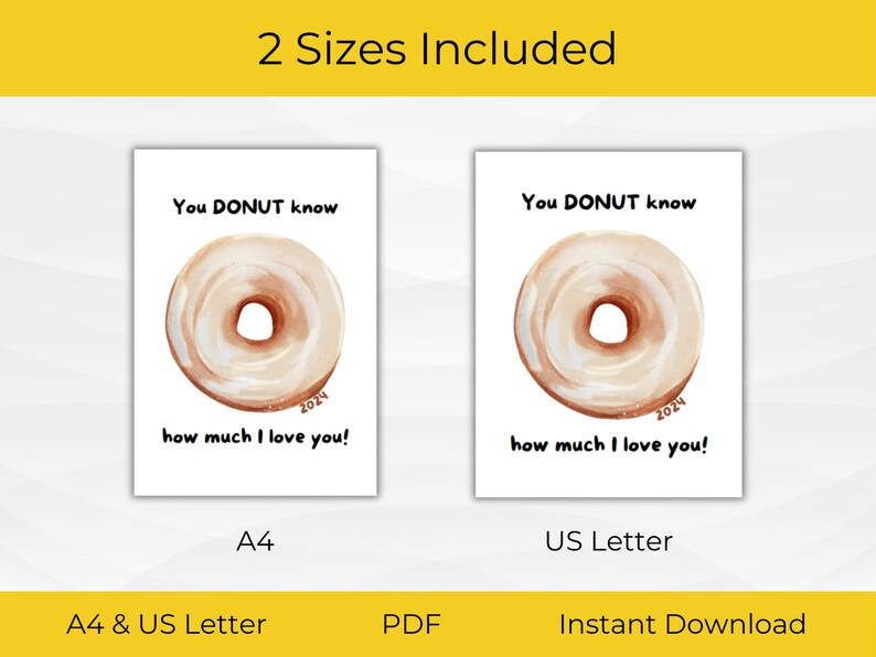 You Donut Know How Much I Love You | Fingerprint Art Keepsake | Fathers ...