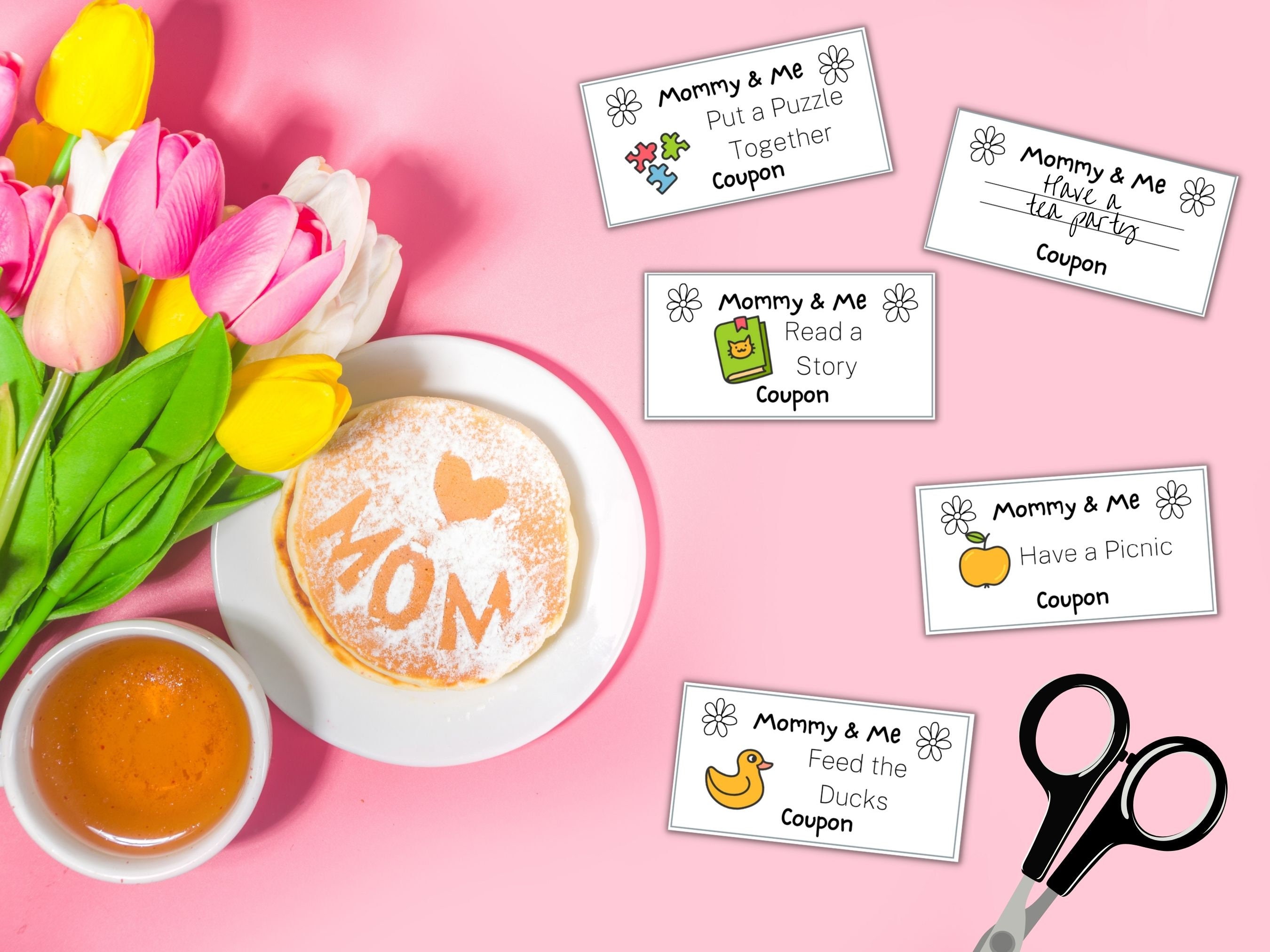 EDITABLE Mothers Day Coupon Book From Kids | Coupon Template | A4 and ...