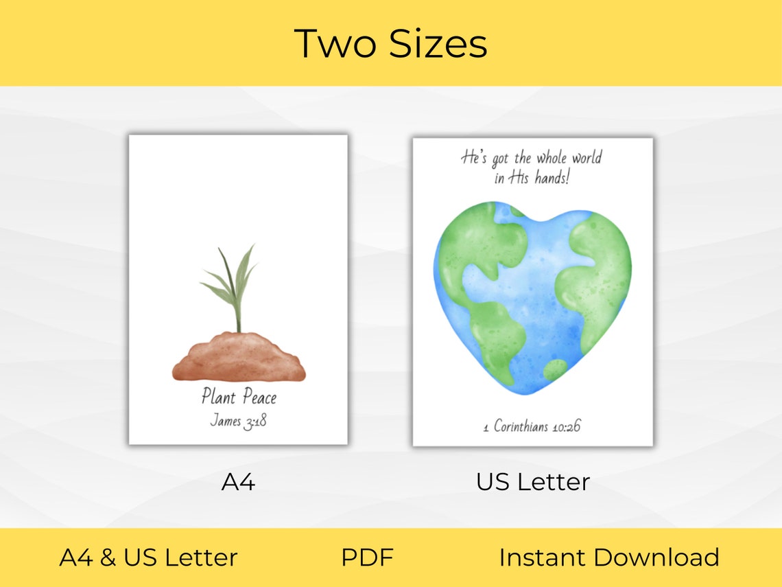 Christian Preschool Handprint Art Bundle Bible Activities for Kids ...