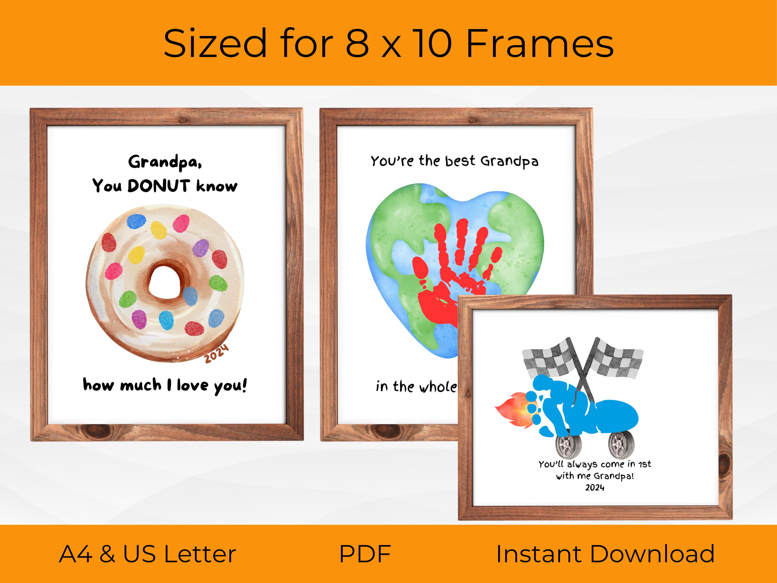 Handprint Art for Grandparents Day | Grandpa's Birthday and Father's ...