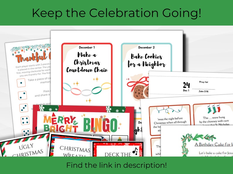 Printable Christmas Charades and Pictionary | Fun Christmas Advent Game ...