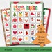 Christmas BINGO Cards Printable Fun Christmas Games 15 Cards A4, A5, 8 ...