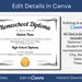 Printable Homeschool Diploma Template | Editable High School Diploma ...