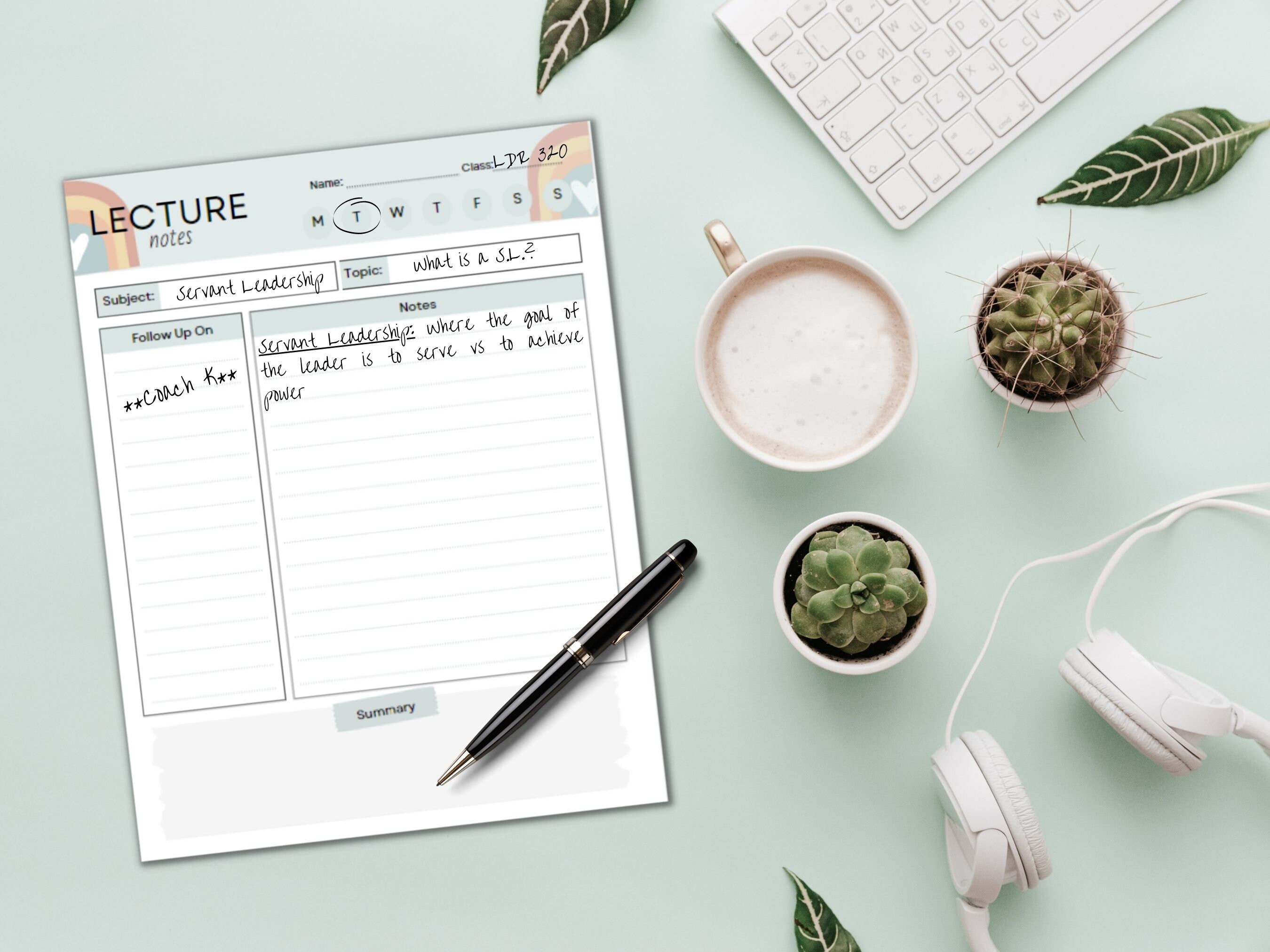 Editable Note Taking Template in 4 Designs A4 and US Letter - Etsy