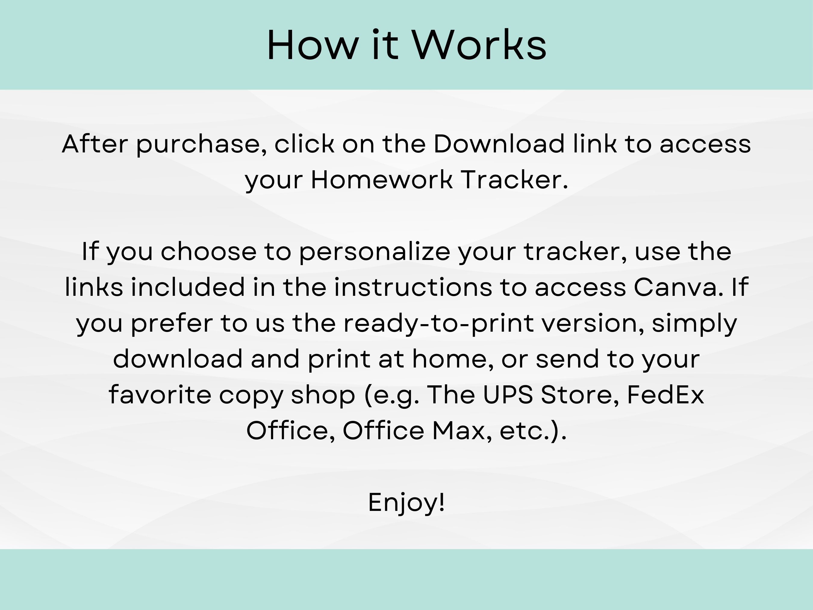 EDITABLE Homework Tracker for Kids | Kids Daily Checklist | Printable ...