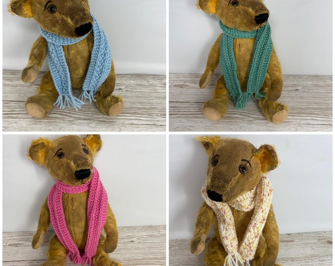 Merino Lambswool Teddy Bear Scarf - Etsy UK