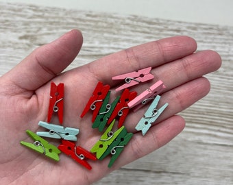 Mini Clothes Pegs - Etsy