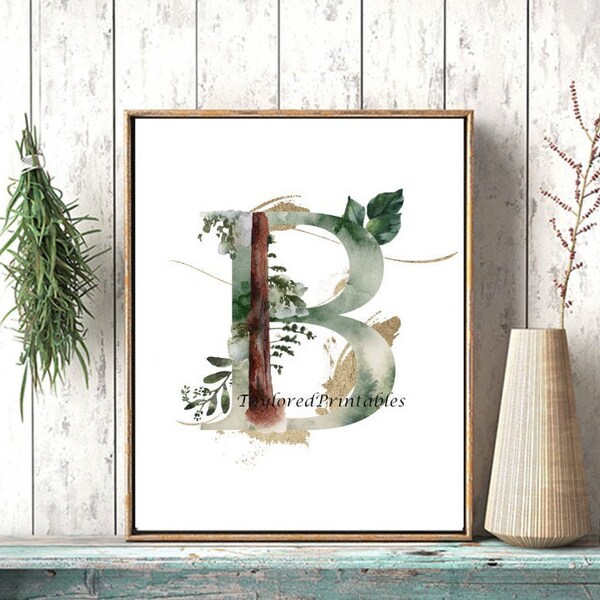 Watercolor Letter A - Etsy