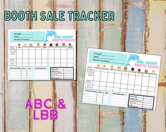 Cookie Booth Tracker - Etsy