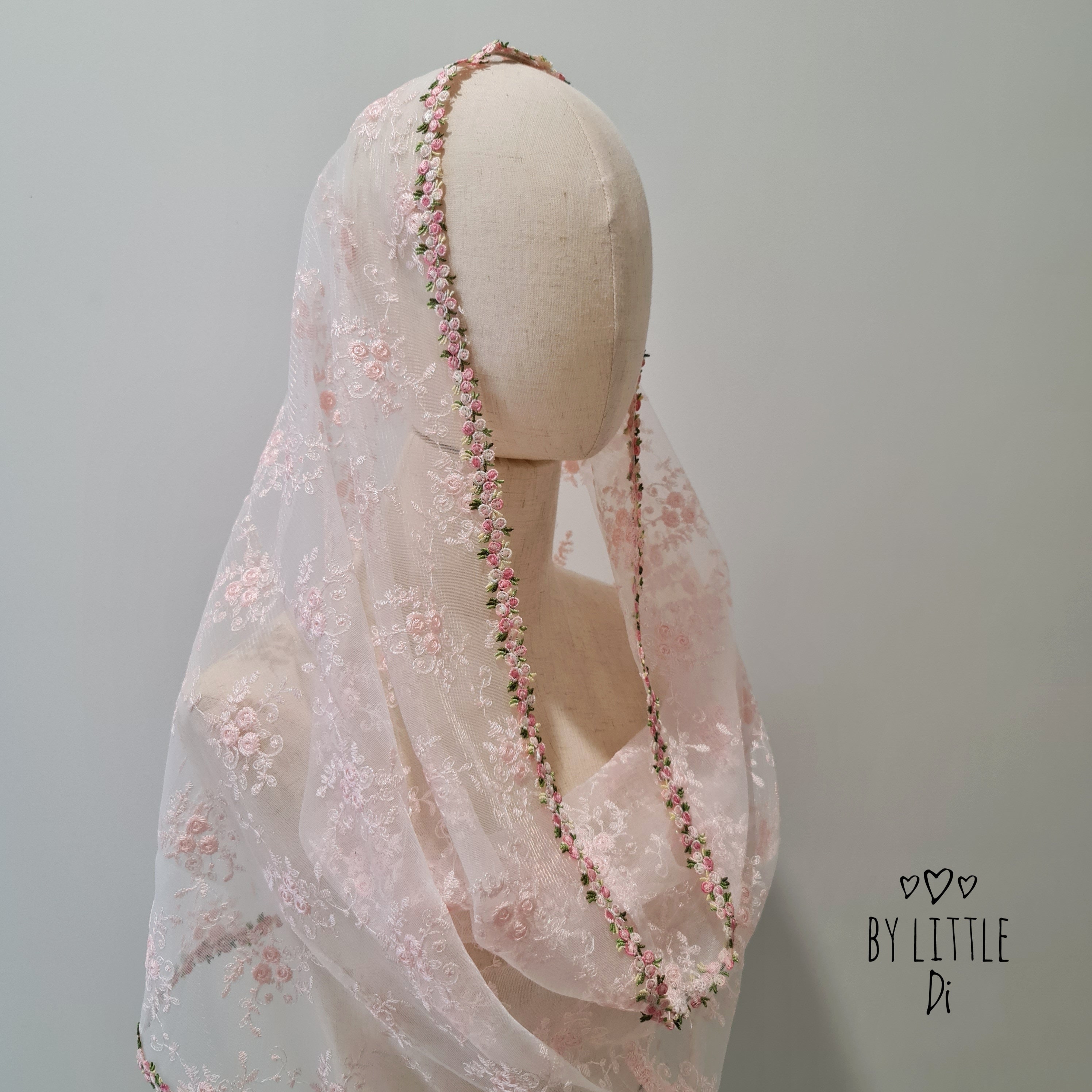 St. Perpetua Infinity Veil for Catholic Mass, Latin Mass Veil, Catholic ...