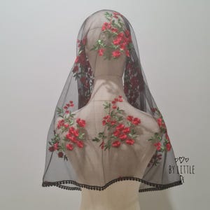 St. Catherine of Siena Infinity Veil | Mantilla Chapel Veil for Latin ...
