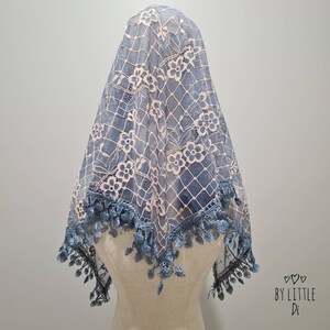 READY TO SHIP Traditional Mantilla Chapel Veil for Latin Mass Catholic ...