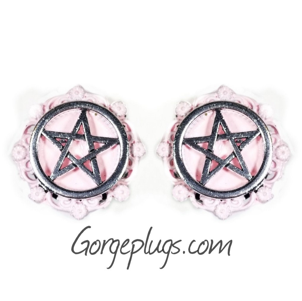 PICK SIZE Wiccan Princess Plugs Tunnels Gauges 0g-1 3/8 - Etsy