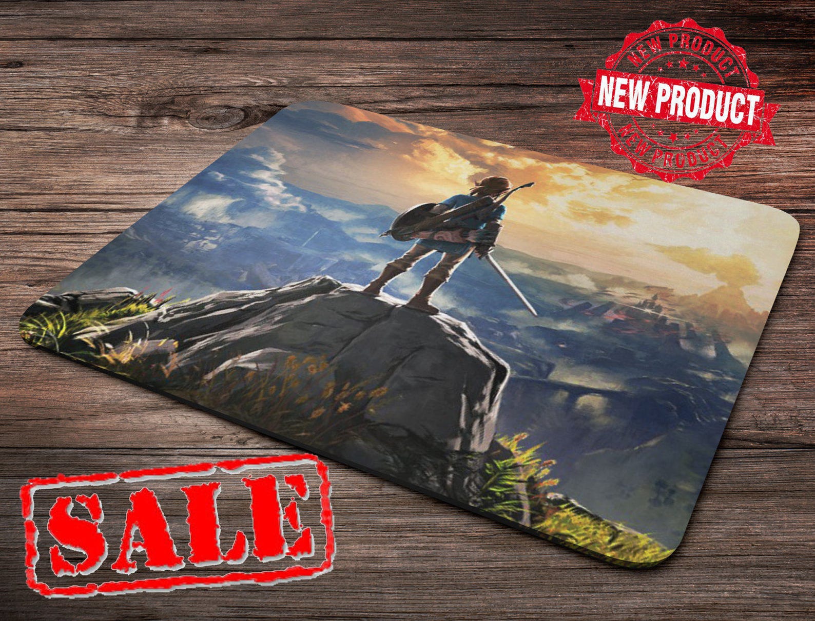 Legend of Zelda Breath of the Wild Mouse Pad Table Mat Office - Etsy