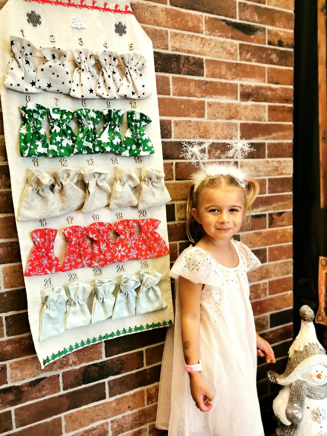 Christmas Advent Calendar,personalized Fabric Advent Calendar ...