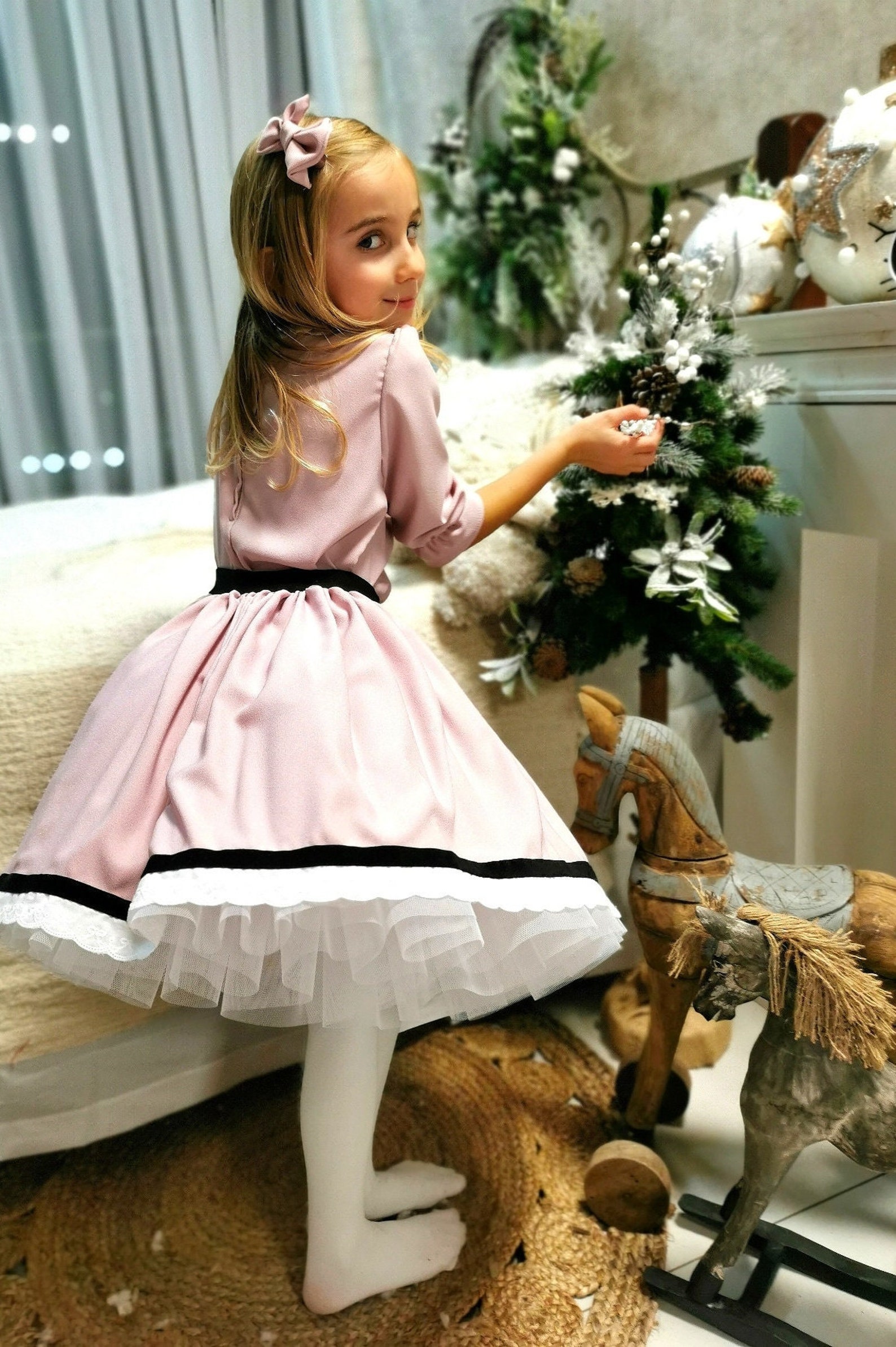 Pink Set for a Girl. Size From92cm-134cm Dress Photo Shoot - Etsy