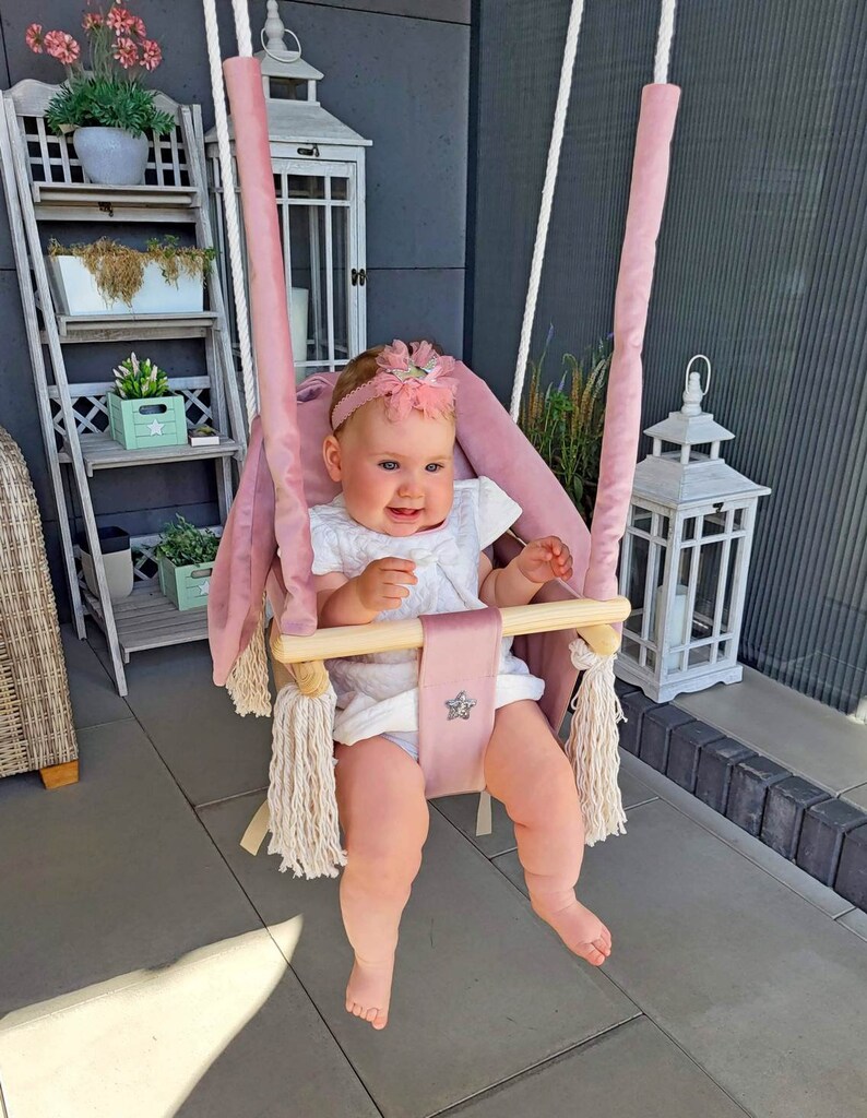 Baby Swing Child Swingoutdoor Indoor Swing Bunny Swing - Etsy