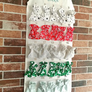 Christmas Advent Calendar,personalized Fabric Advent Calendar ...