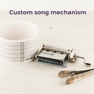 DIY Music Box With Custom Song. Make Your Own Song Paper Strip Music ...