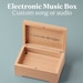 Custom Melody Electronic Music Box | up to 2 Minutes Length | Beech ...