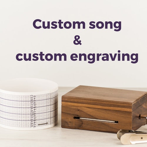 Deluxe Custom Music Box With Your Own Design and Melody - Etsy