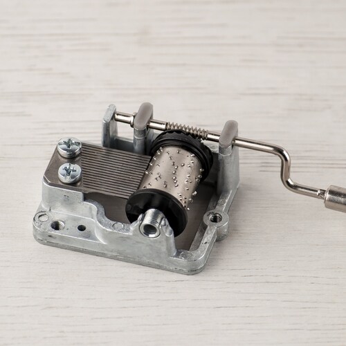 Music Box Mechanism Hand Cranked 18 Notes and Cylinder - Etsy