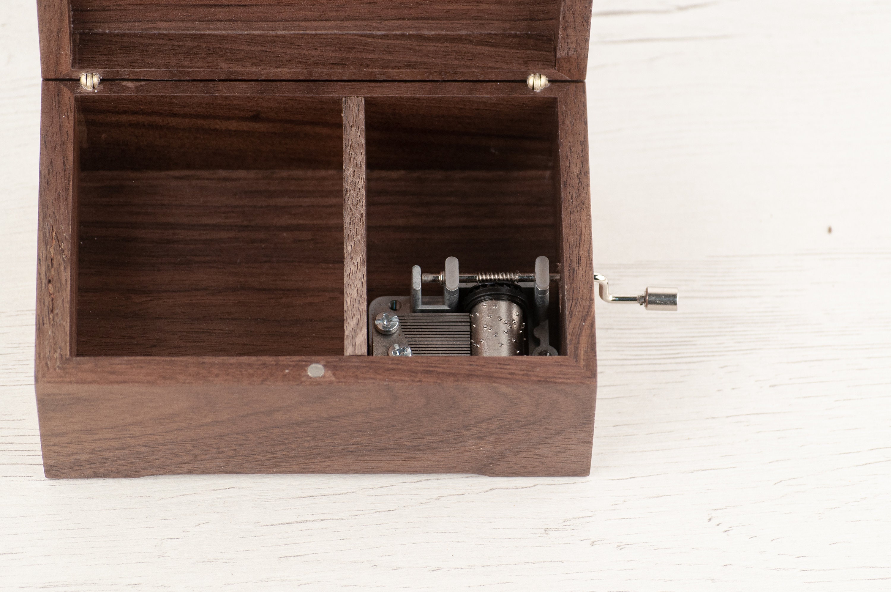 Music Box Customized With Names and Date Nature Inspired - Etsy