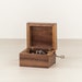 Personalized Music Box Small Vintage Wooden Music Box Walnut Natural ...