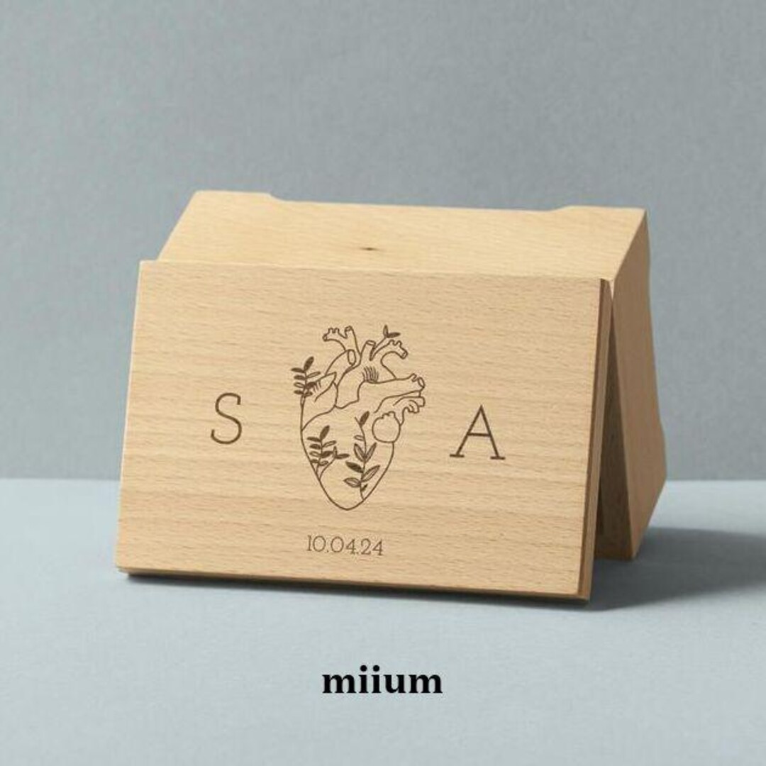 Heart & Plants Music Box | Miium Brand | Custom Song | Custom Design ...