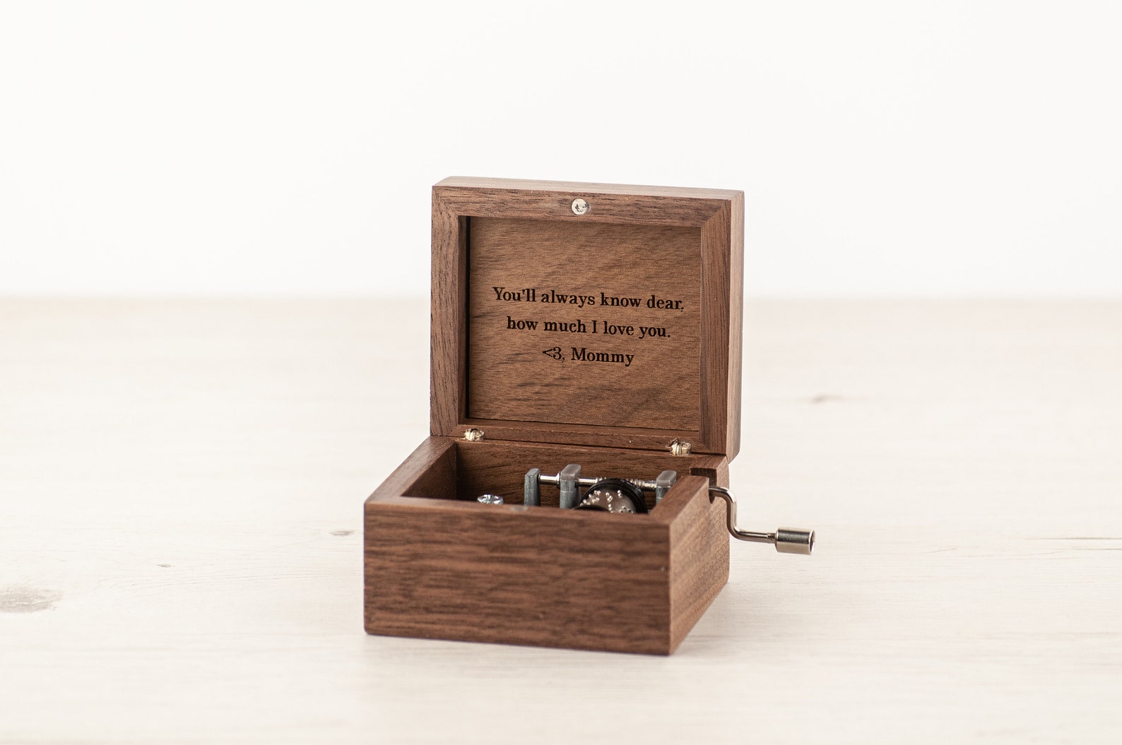 Personalized Music Box Small Vintage Wooden Music Box | Etsy