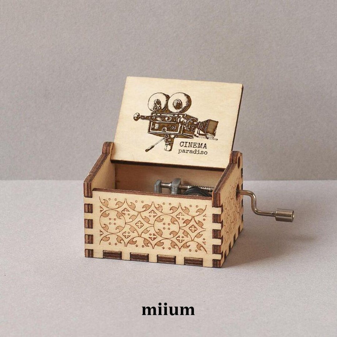 Cinema Paradiso Music Box | Miium Brand | Custom Song | Custom Design ...