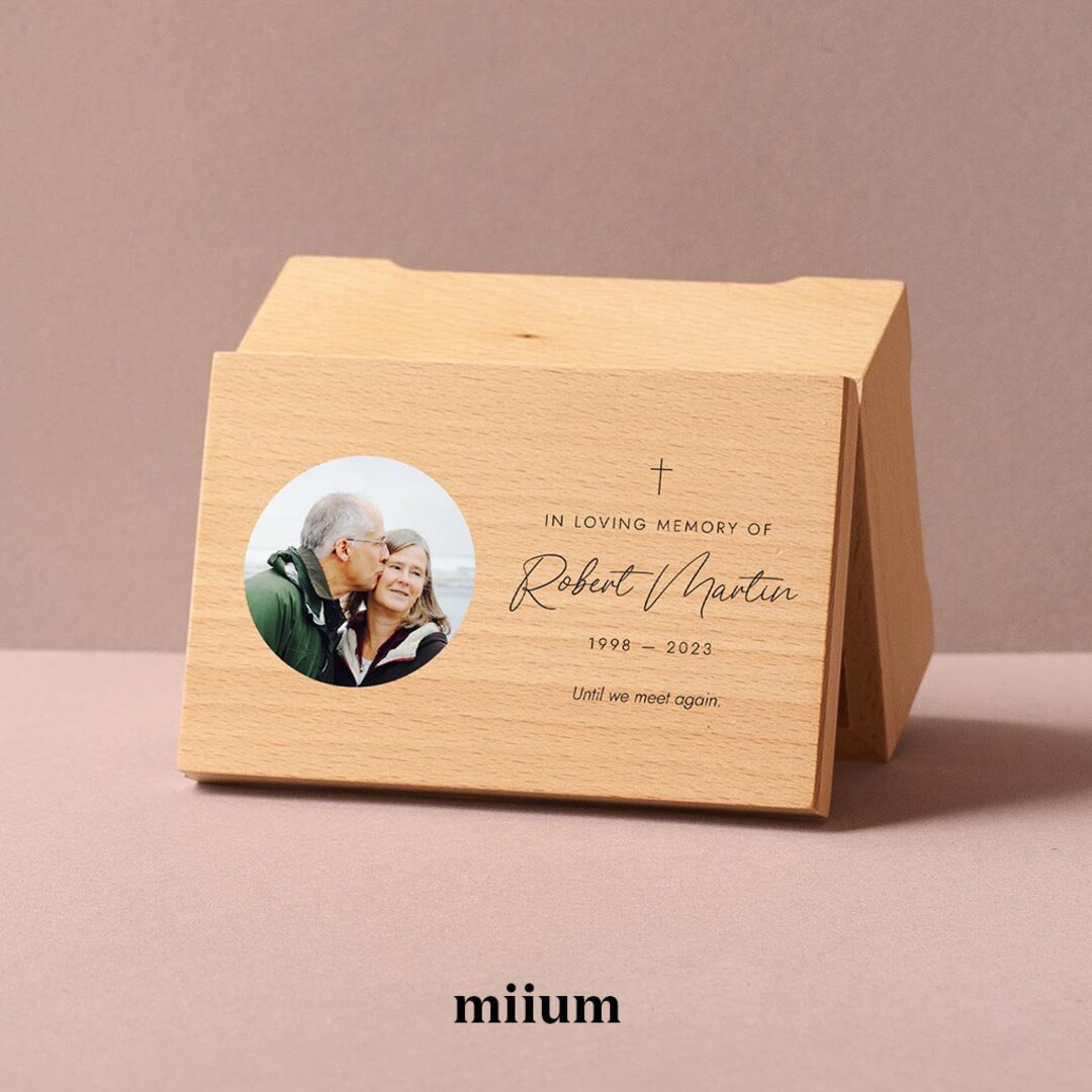 Custom Memorial Music Box | Personalized Melody & Design for ...