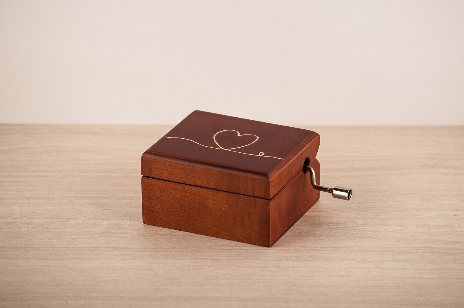 Custom Music Box With Heart Fine Engraved Music Box 60 - Etsy