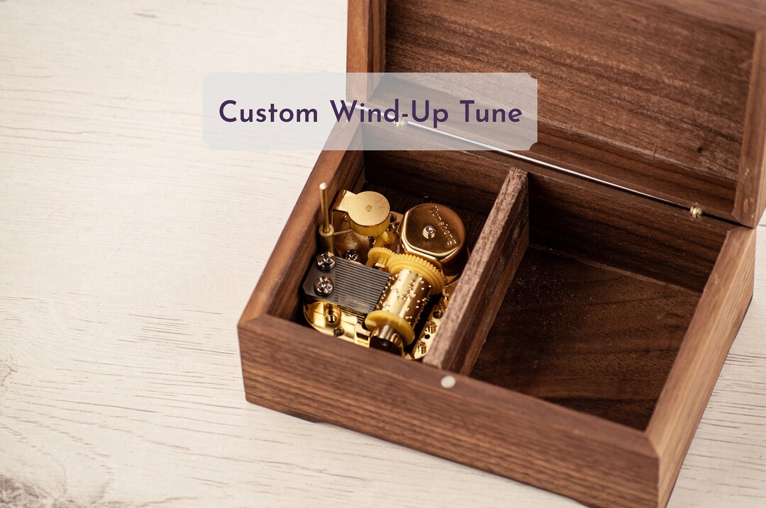 Custom Song Music Box Custom Tune Wind-up or Crank Mechanism - Etsy