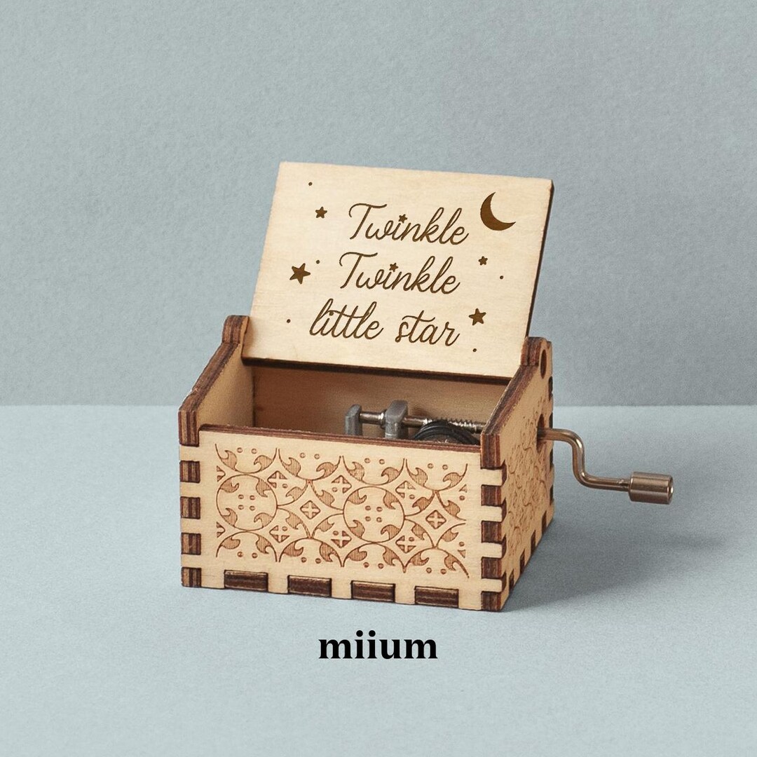 Miium® Twinkle Star Music Box | Custom Song | Custom Design ...